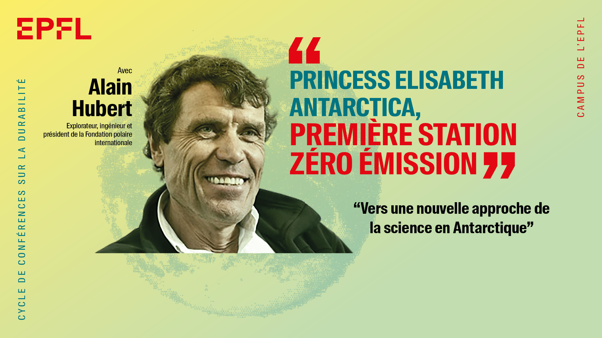 Sustainability Series with Alain Hubert ‒ Events ‐ EPFL