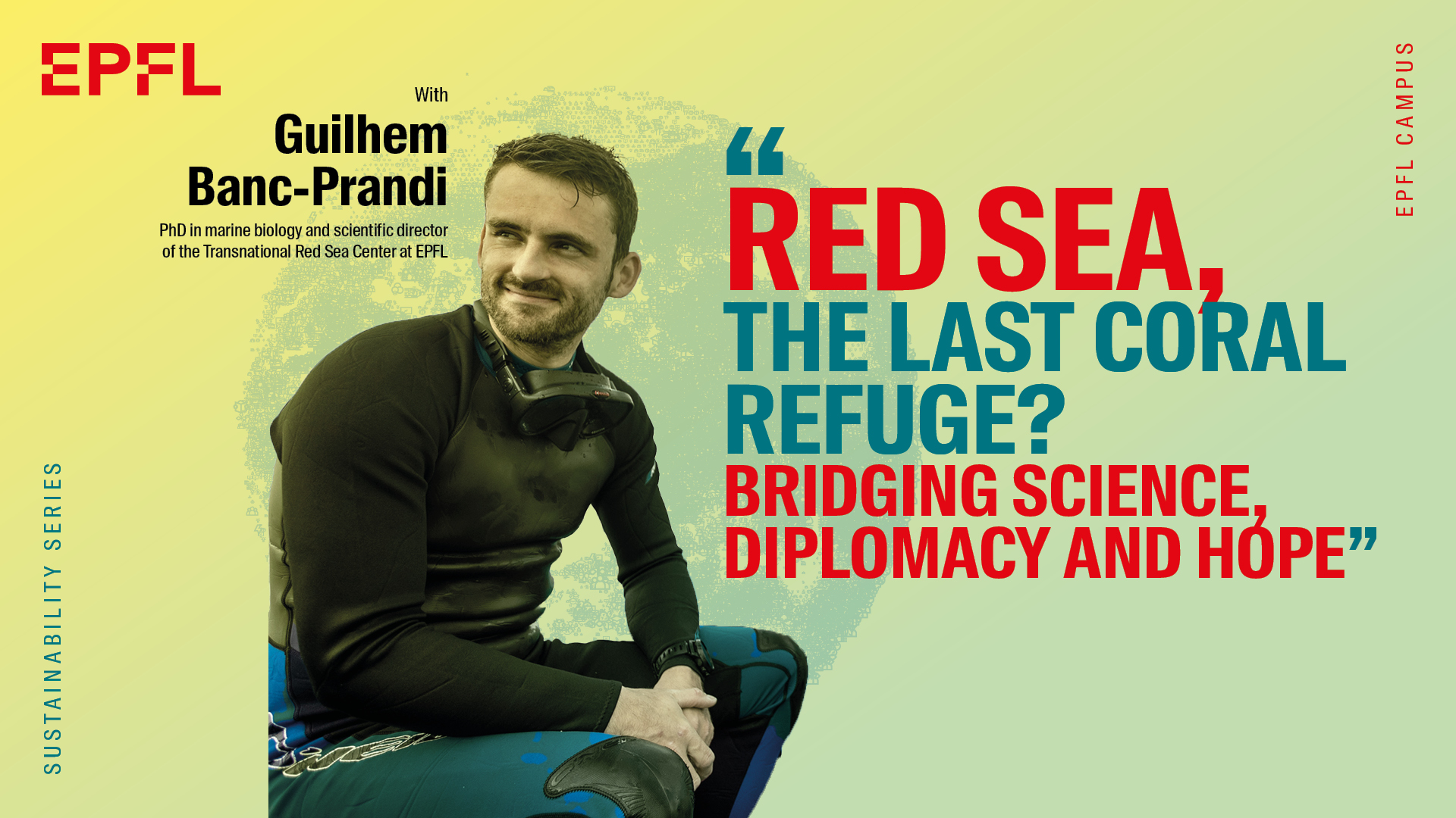 Sustainability Series with Guilhem Banc-Prandi ‒ Events ‐ EPFL