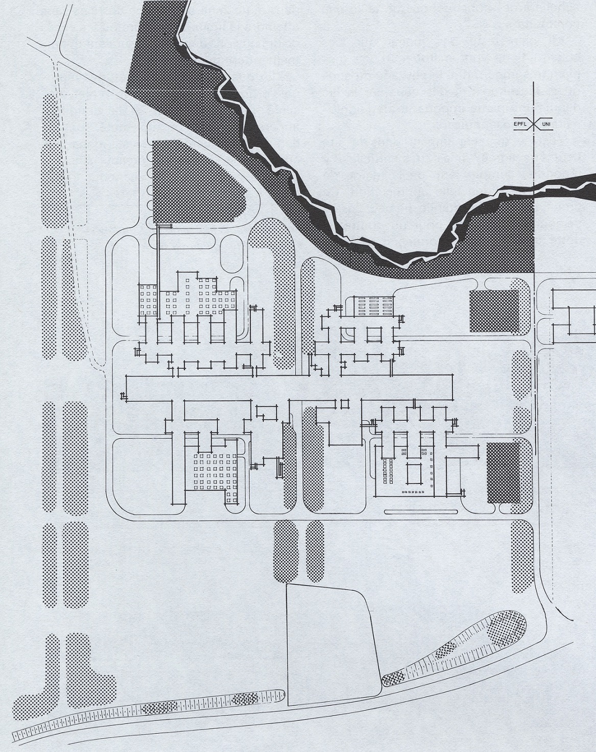 Premiers bâtiments: un projet paysager ‒ Visit EPFL ‐ EPFL