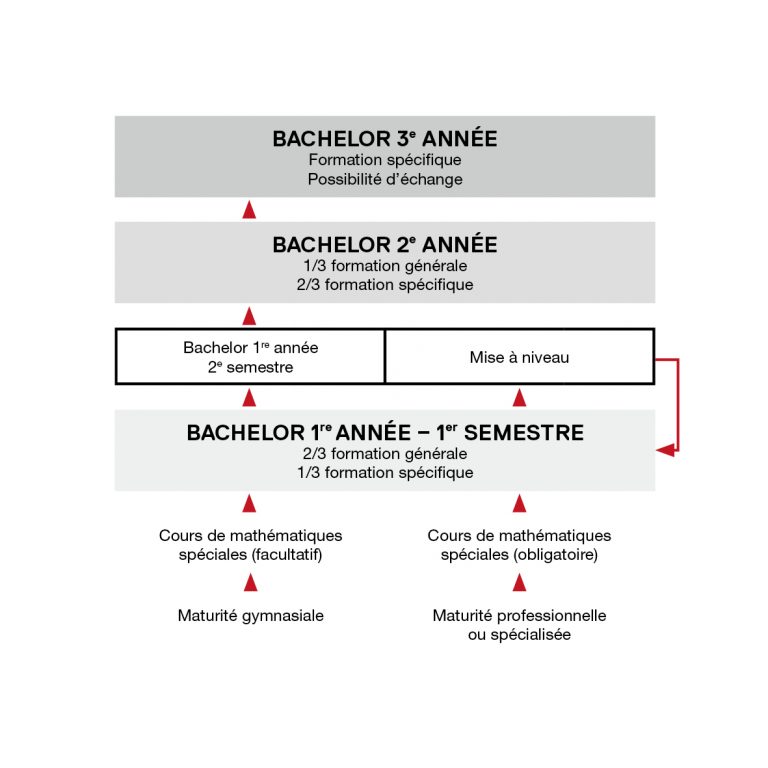 Structure générale des études ‒ Bachelor ‐ EPFL