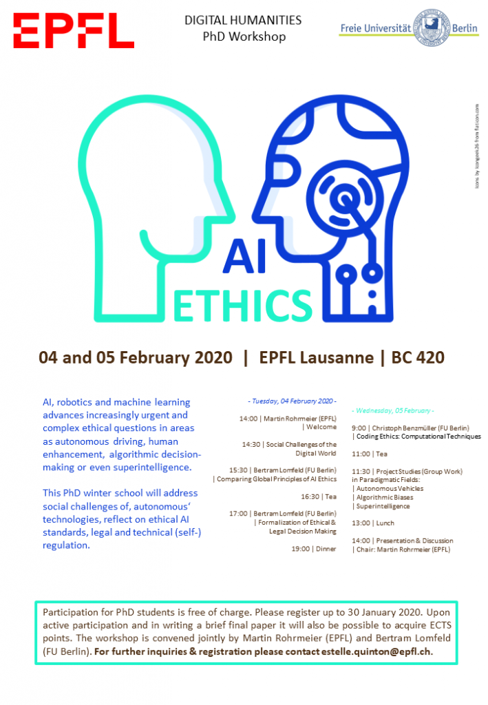 AI Ethics Workshop 2020 ‒ DCML ‐ EPFL