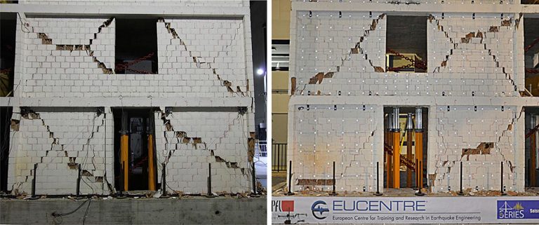 CoMa WallS poject – Shake-table tests on a four storey mixed structure ...