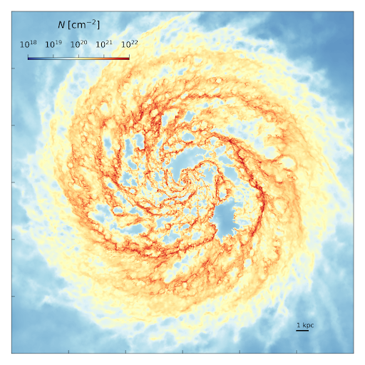 Idealised hydrodynamic simulations ‒ GALSPEC ‐ EPFL