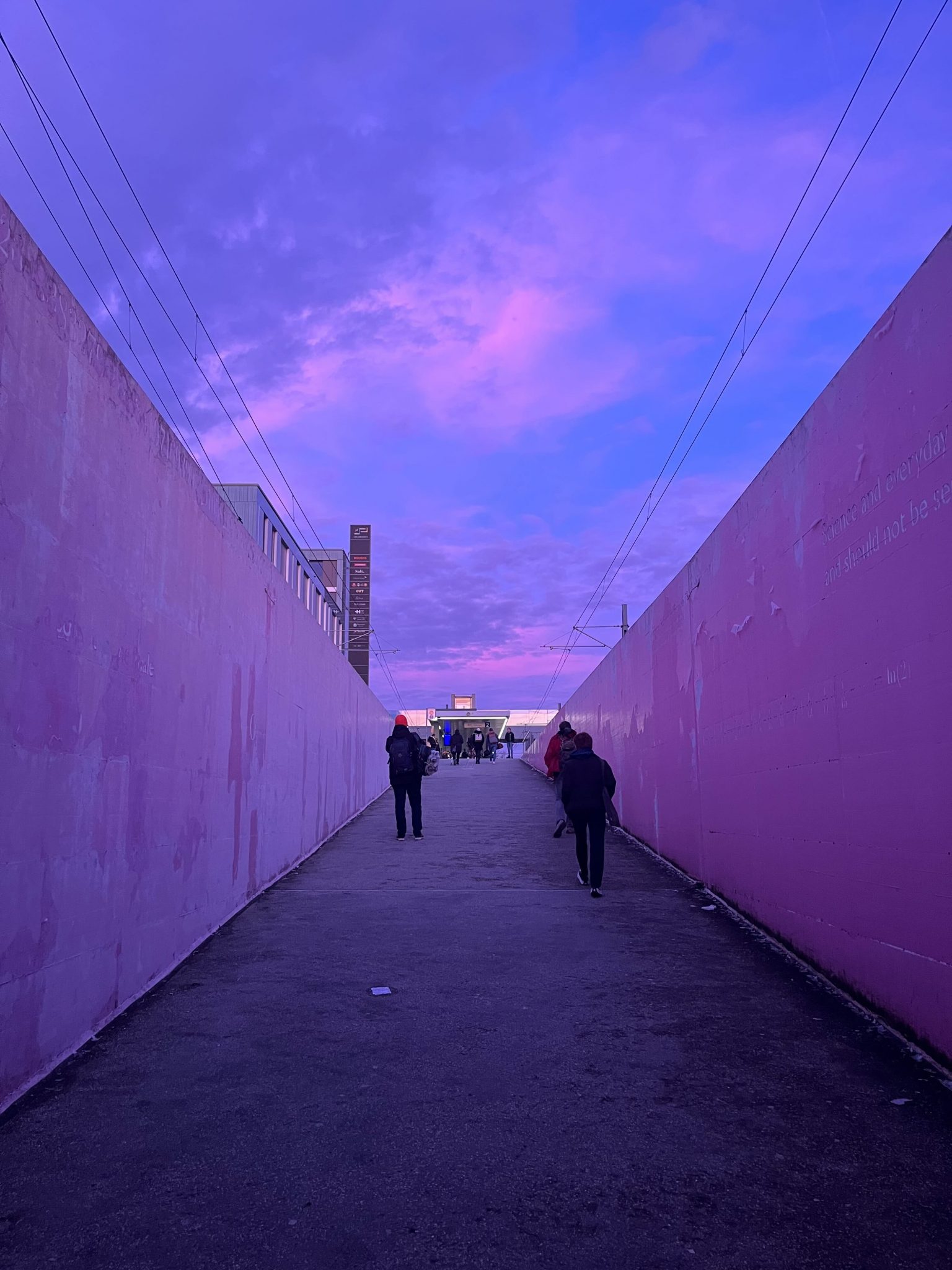 Sunset at EPFL ‒ HOMES ‐ EPFL