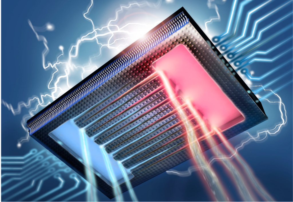 microfluidic cooling ‒ POWERLAB ‐ EPFL