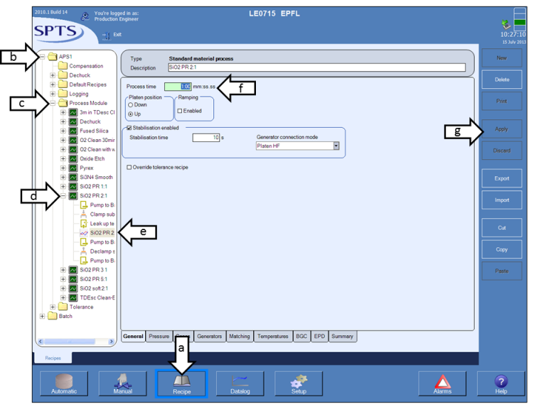 SPTS APS ‒ Center of MicroNanoTechnology CMi ‐ EPFL