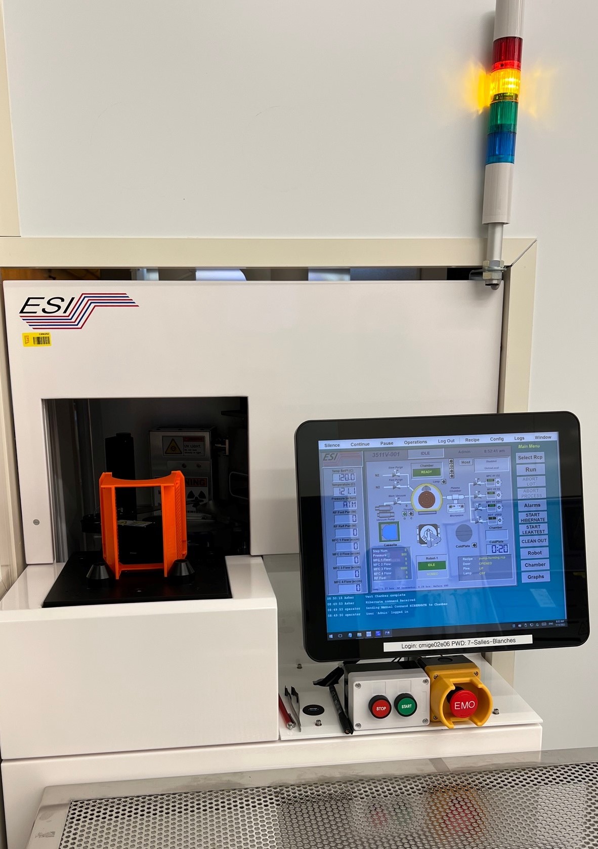 ESI 3511 Downstream Plasma Asher ‒ Center of MicroNanoTechnology CMi ‐ EPFL