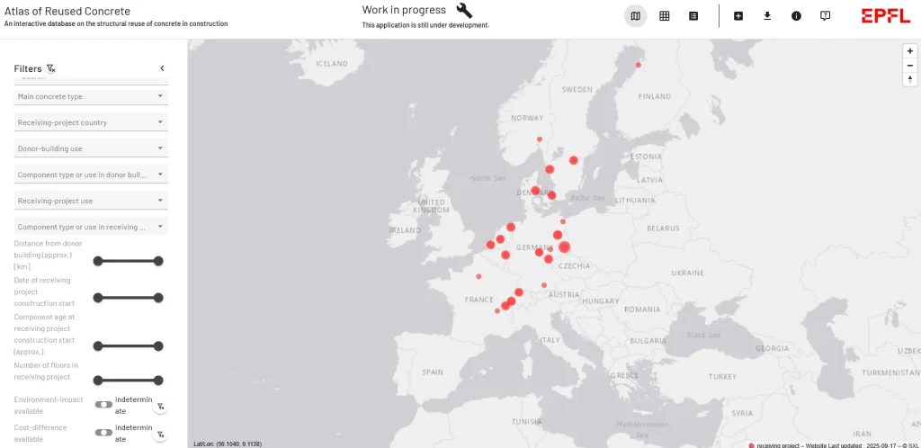 Atlas of Reused Concrete ‒ ENAC ‐ EPFL