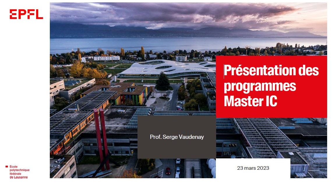 Master ‒ IC ‐ EPFL