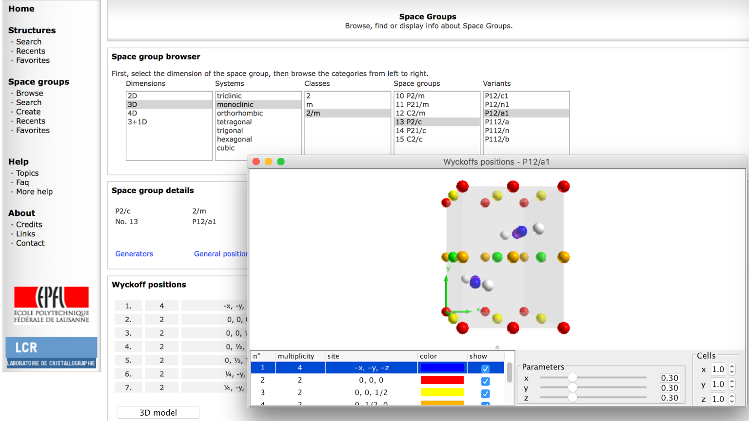 Crystallography ‒ IPHYS ‐ EPFL